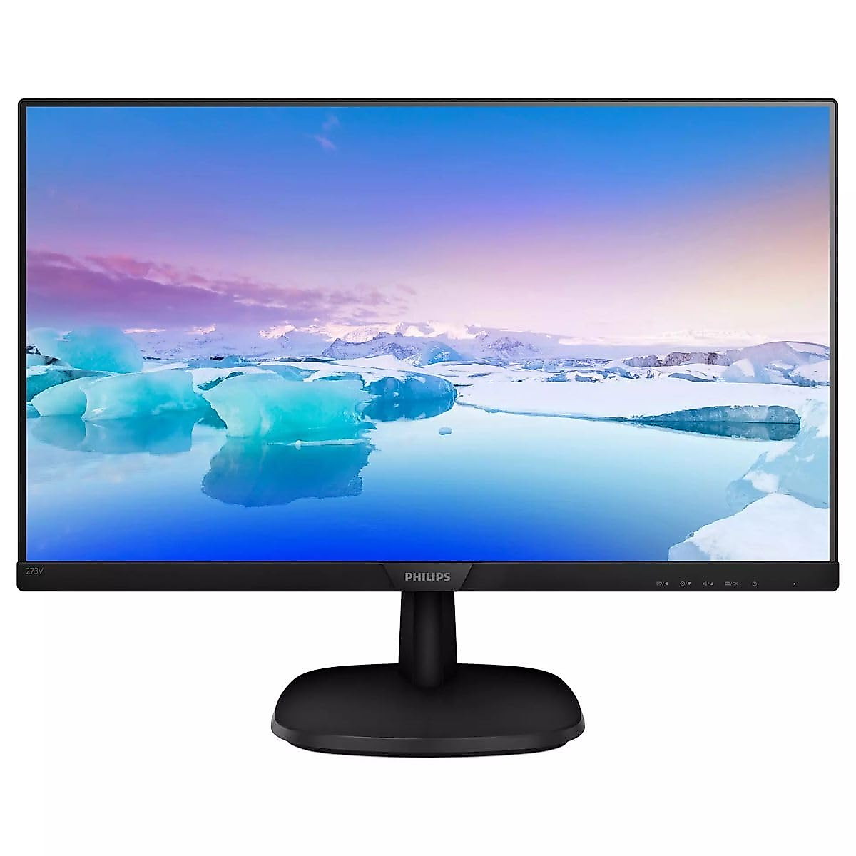 PHILIPS 273V7QJAB 27" Frameless Monitor, Full HD 1920x1080, IPS, Built-in Speakers, VESA, 4Yr Advance Replacement Warranty