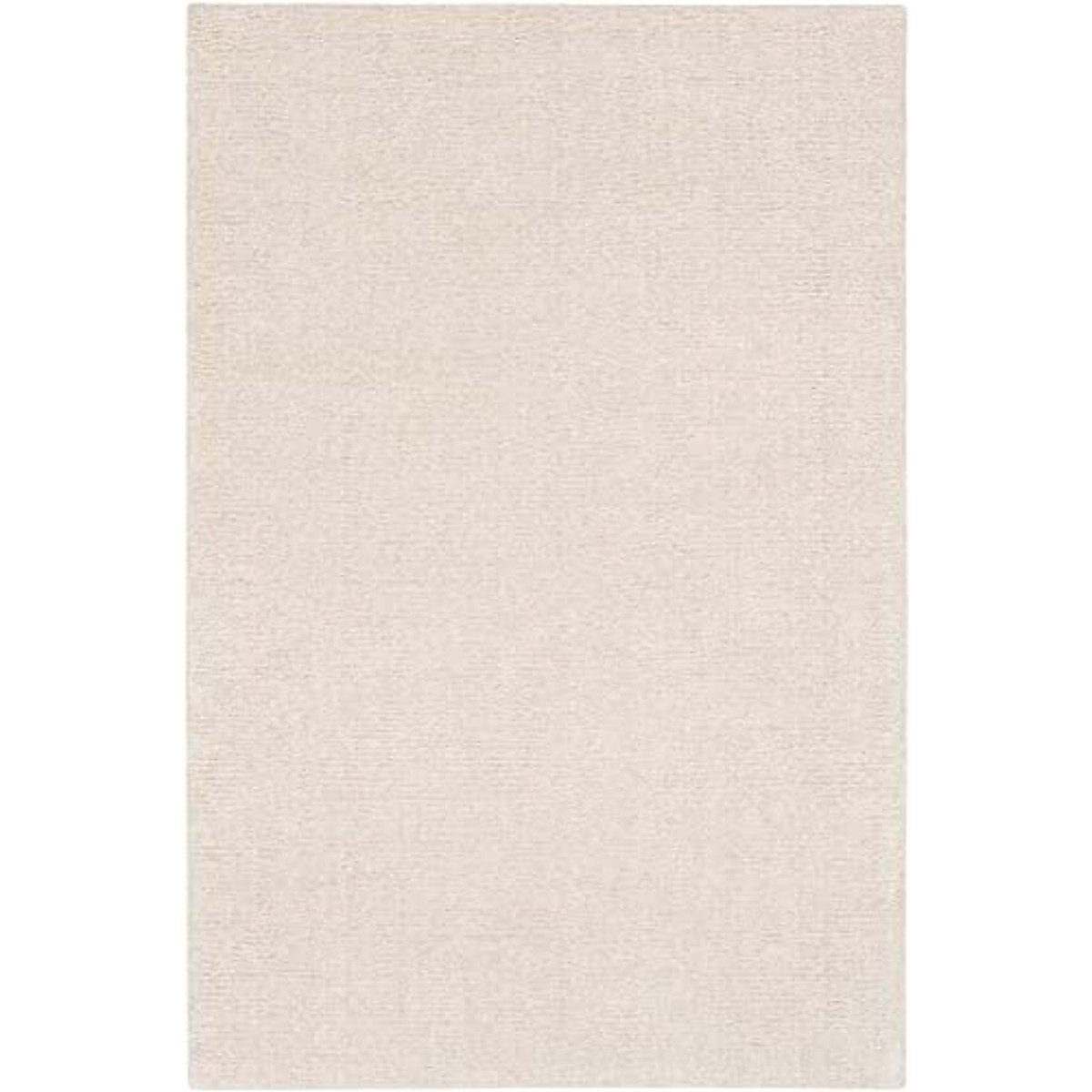 Mark&Day Area Rugs, 9x12 Remy Solid and Border Ivory Area Rug, Ivory Carpet for Living Room, Bedroom or Kitchen (9' x 12')