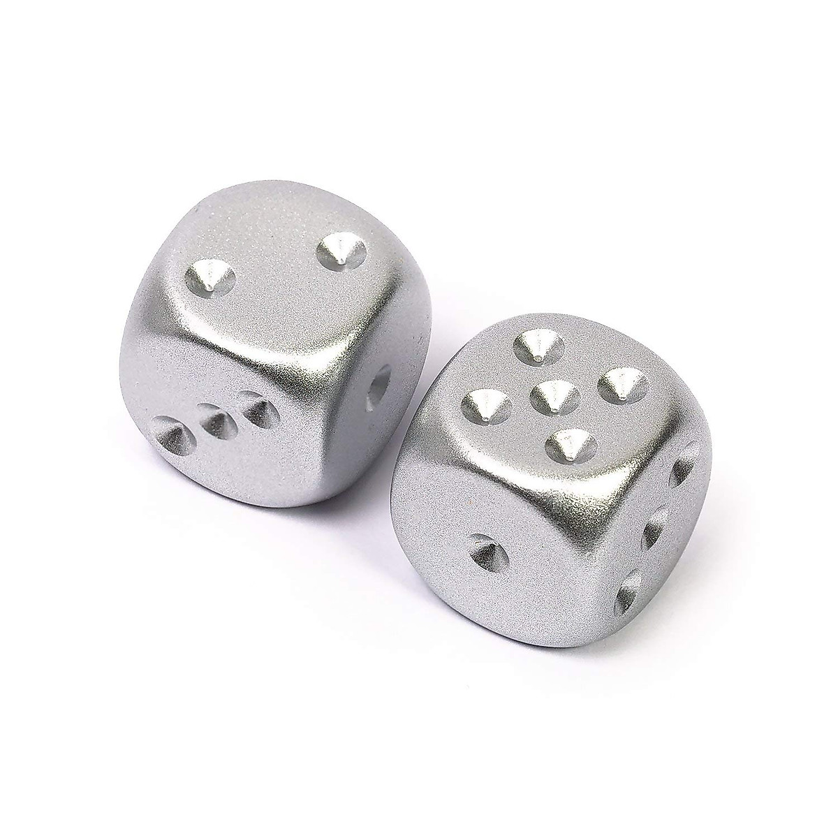 DND Dice Set-Chessex D&D Dice-16mm Copper Metal Plated Polyhedral Dice Set-Dungeons and Dragons Dice Includes 2 Dice – D6,CHX29012