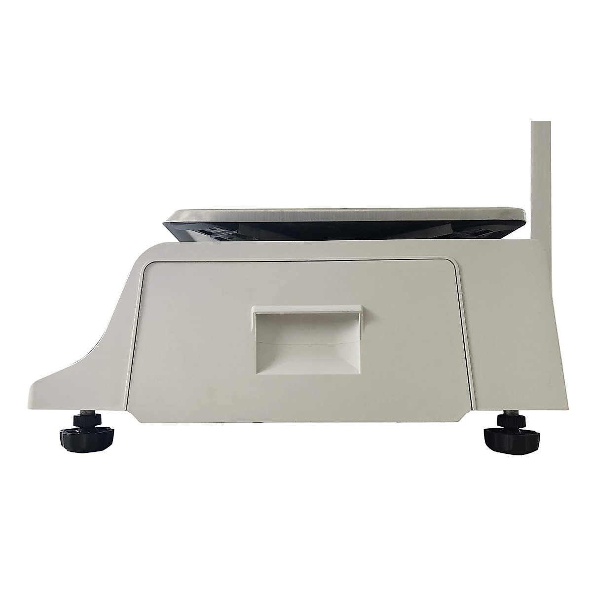 VisionTechShop DLP-300 Label Printing Scale Pole Display, 30/60lbs Capacity, 0.01/0.02lbs, NTEP Legal for Trade with a Free 1 case CAS LST-8010 UPC Label, 58 x 40mm