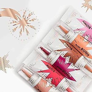 FLOWER Beauty Liquid Blush Makeup Bomb Color Drops -Silky Lightweight Formula + Gel Cream Blush for Cheeks - Radiant + Glossy Finish - Buildable + Lightweight Formula - Cruelty-Free + Vegan (Bubbly)