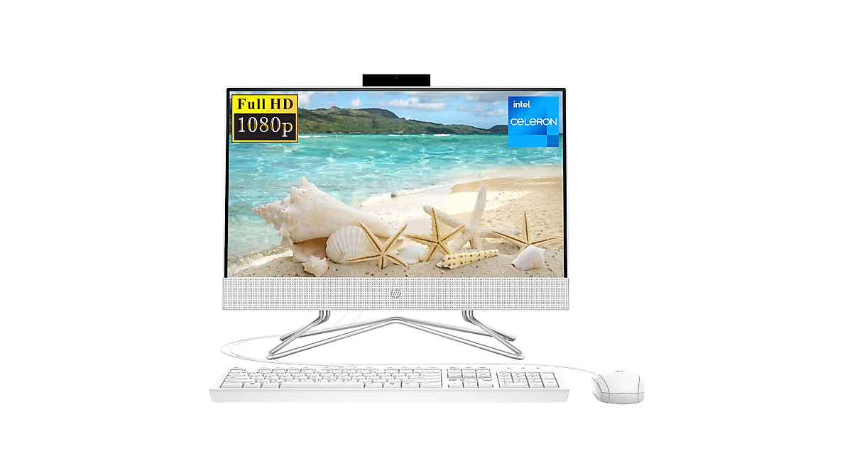 HP All-in-One Desktop with FHD Display & 16GB RAM