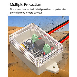 Power Wheel Battery Adapter Converter Kit Fit for DeWalt 18V 20V Battery, Speed Controller Kit, with Fuse and Wire Terminals & Protective Box & Voltage Display & Low Voltage Protection