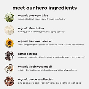 basd Organic Body Lotion, Seductive Sandalwood | Natural & Moisturizing Ingredients, Vegan, Hypoallergenic, 8 Ounce Tube