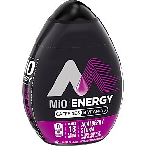 Mio Energy Liquid Water Enhancer, Acai Berry Storm, 1.62 Fl Oz (Pack of 4)