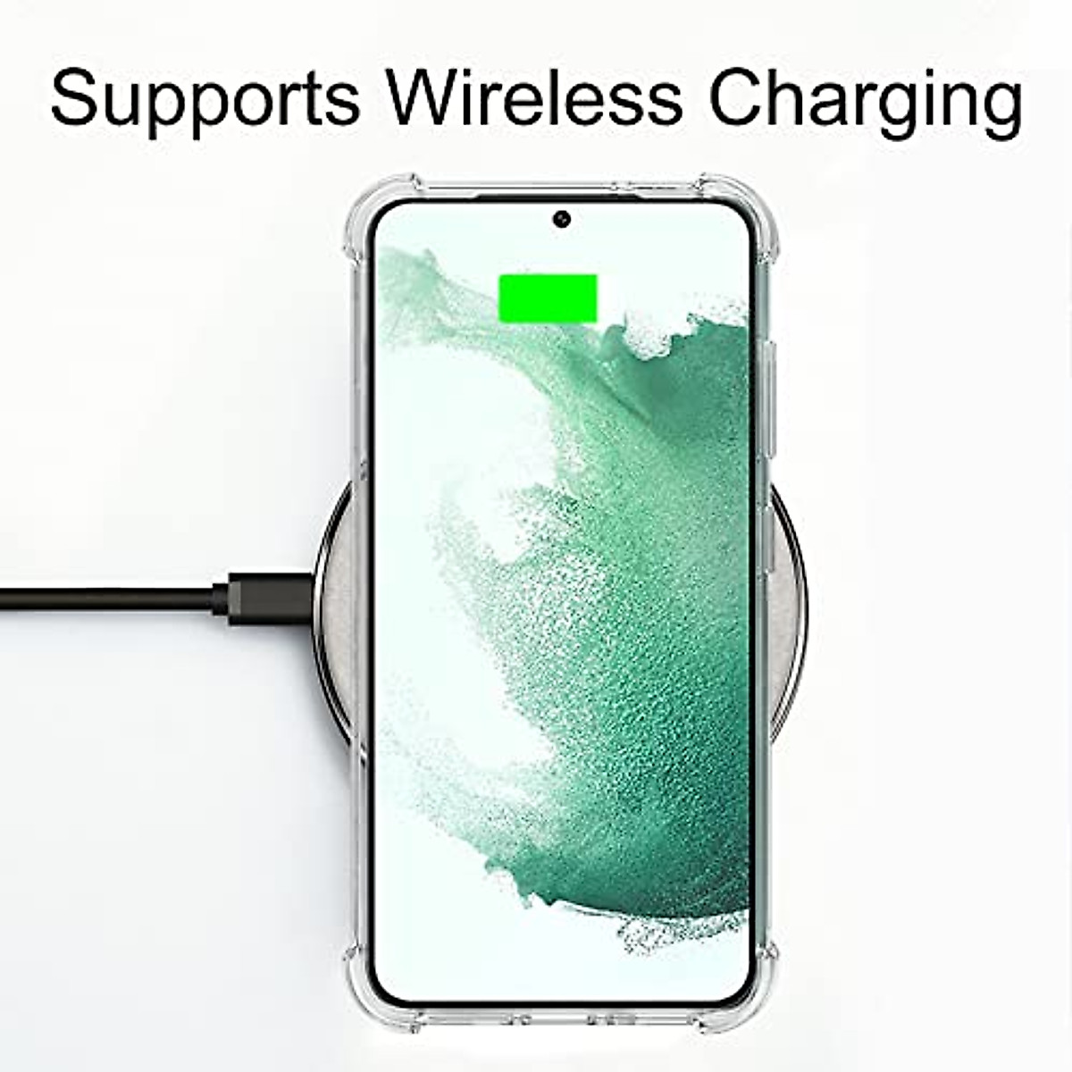 Osophter Samsung Galaxy S23 Plus Case - Clear, TPU Shock-Absorbing, Reinforced Corners, Flexible Phone Cover