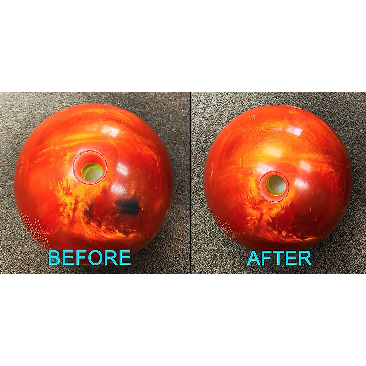 Lane Ghost Bowling Ball Cleaner Spray - USBC Approved - Oil, Scuff, and Belt Mark Cleaner - Restores Tack and Prolongs Lifespan of Ball