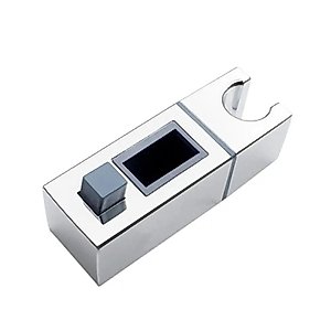 Square Pipe Shower Head Holder Bathroom Slide Bar Shelf Riser Rail Bracket Sprayer Fixed Base Bathroom Hardware Accessories ( Color : -D )