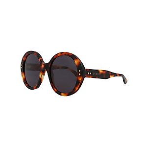 Gucci Oversized Round Sunglasses – Luxury Designer Eyewear with Havana Acetate Frames – Statement Round Shape with High-Quality Lenses – Exclusive Fashion Accessory with UV Protection