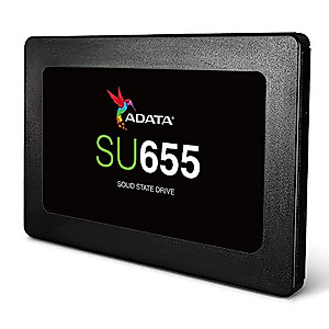 ADATA SU655 120GB 3D NAND 2.5 inch SATA III High Speed Read up to 520MB/s Internal SSD (ASU655SS-120GT-C)