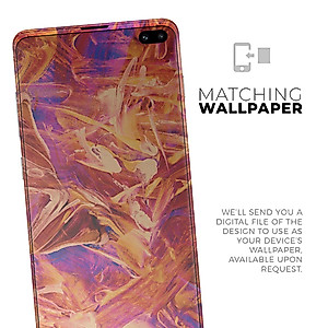 DesignSkinz Liquid Abstract Paint Remix V60 Protective Vinyl Decal Wrap Skin Cover Compatible with The Samsung Galaxy S20 (Screen Trim & Back Glass Skin)