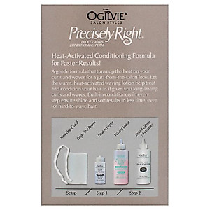 Ogilvie Salon Styles Precisely Right Professional Conditioning Perm Kit - Ideal for Color-Treated, Normal Hair - 1 Application