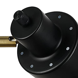 Catalina 23247-001 Modern Floor Lamp, 66", Black w/Metal Shades