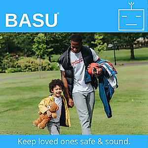 BASU eAlarm WRX Wearable 120dB Emergency Alarm for Walking & Jogging, Self-Defense, SOS, Emergencies with USB Charging