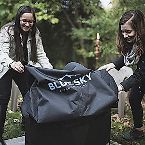 Blue Sky Outdoor Living PC2416 Cover Fire Pit, Black