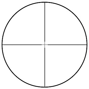 Hammers Elite Compact Handgun Revolver Pistol Scope 2X20 w/Weaver Rings Stainless Silver Chrome