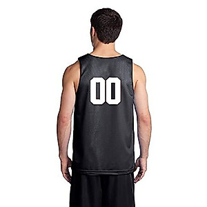 Custom Basketball Jersey - Numbers Only (Large, Black)