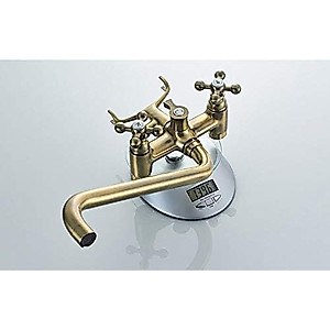 Kitchen Taps Bathtub Faucets Telephone Style Dual Handle Mixer Taps Bathroom Bath Outlet Nozzle Shower Faucet With Hand Shower