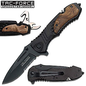 PRINT SUPREMACY Personalized Engraved Pocket Folding Knife with Clip Emergency Seatbelt Cutter Glass Breaker (TAC-606WS - Name)