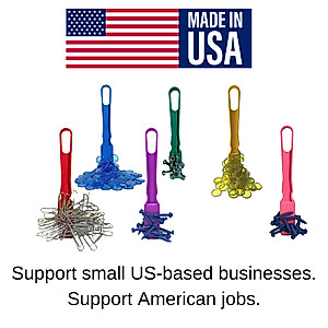 MR CHIPS Made in USA 6 Magnetic Wands Plus 1000 Bingo Colors