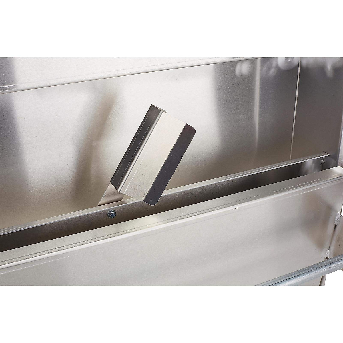 Speedway Motors Standard Aluminum Trailer Storage Cabinet, Features Fold-Down Work Table, Two Paper Towel Holders and Storage, For Enclosed Race Trailer or Garage Storage