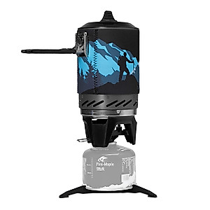 Fire-Maple Fixed Star X2 Backpacking and Camping Stove System Outdoor Propane Camp Cooking Gear Portable Pot Jet Burner Set Ideal for Hiking, Trekking, Fishing, Hunting Trips and Emergency Use