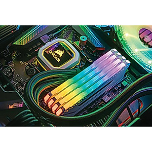 Corsair Vengeance RGB Pro DDR4 3600MHz C18 LED Desktop Memory - White 32GB (4x8GB) (Pack of 4)