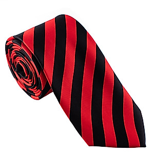 Mens Fashion Striped Tie - Great for Weddings, Parties, Costumes, Halloween - Many Colors to Choose From