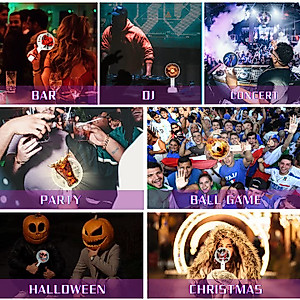 AINSKO 3D Hologram Fan-APP Control Programmable Holographic 3D Display Portable Personal Fan Battery Operated, Rechargeable HoloFan for Kids Girls Women Men Party Holiday