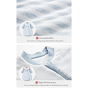 OuYun Baby Organic Sleeping Bag Detachable Sleeve Wearable Blanket,Pink,350g Filling for 32-59℉