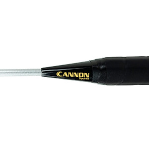 Cannon Sports Badminton Steel Racket for Beginner Players & Practice with Grip (26 Inches)