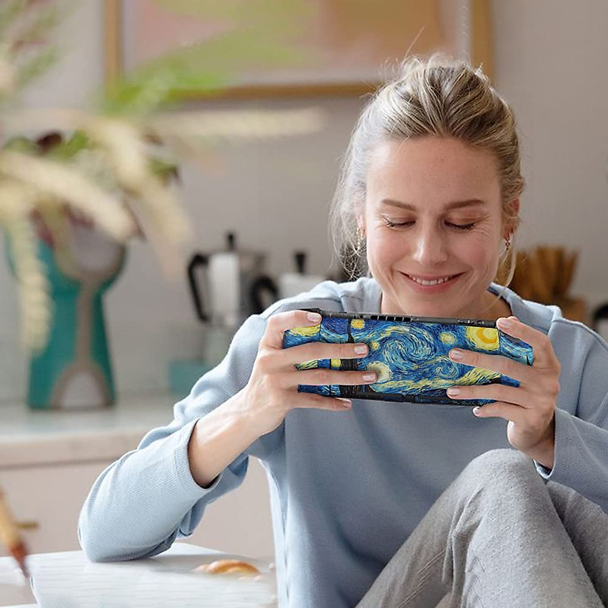 GilGames Stickers Decals Cover for Nintendo Switch, Skin Protector Durable Full Set Wrap Protection Faceplate Console Dock