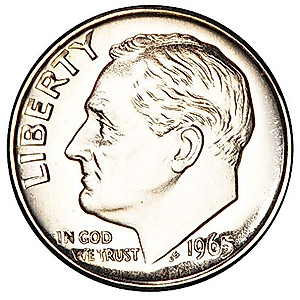1965 SMS Roosevelt Dime Choice Uncirculated US Mint