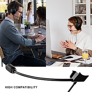 Koffmon QC35II Boom Microphone Cable Upgrade Replacement Cord with Mic Mute Control Auxiliary Cable Compatible with QuietComfort 35&QC35 II Headphones for PS4 Xbox One PS5-4ft