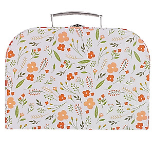 EXCEART Box Storage Suitcase Paperboard Containers Rustic Holder Suitcase Storage Bags Storage Bins with Lids Storage Tote Bag Tote Storage Shelves Makeup Flowers Carton Cardboard Child