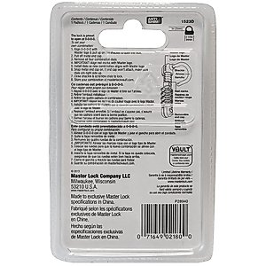 Master Lock Set Your Own Combination Padlock, Gym Locker Locks with Code for Securing Indoor Valuables, Color May Vary, ‎1523D