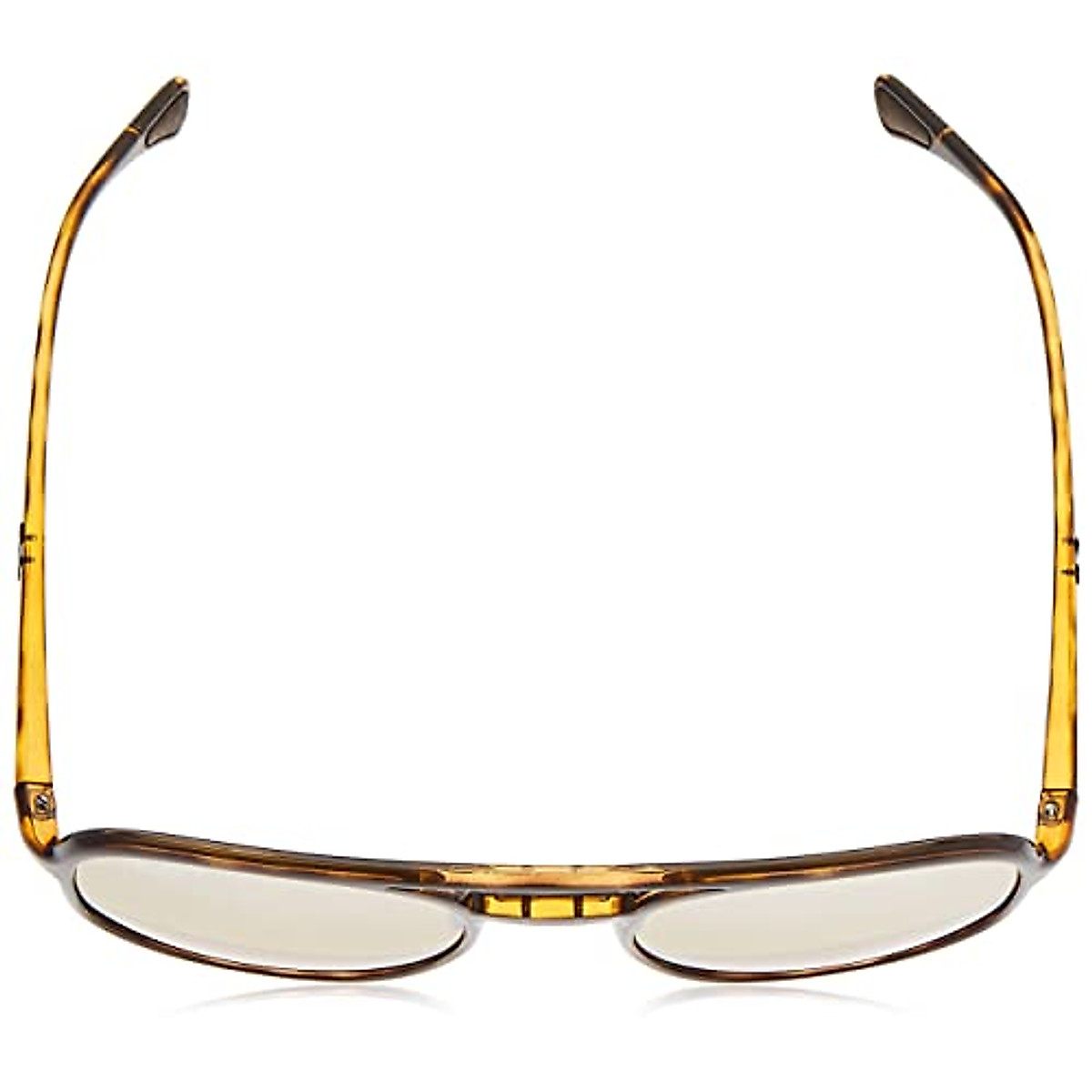 Ray-Ban Rb4321ch Chromance Hexagonal Sunglasses, Light Havana/Polarized Brown Mirrored Grey Gradient, 53 mm