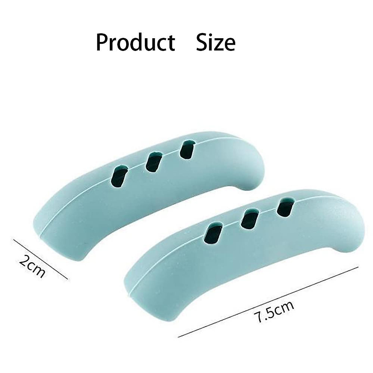 Pack of 6, Silicone Anti-Scald Pot Handle Cover, Anti-Scalding Silicone Pot Handle Insulation Cover, Non Slip Pot Holders Cover Assist Hot Pan Handle, Assist Handle Holder for Any Metal Pan (Green)