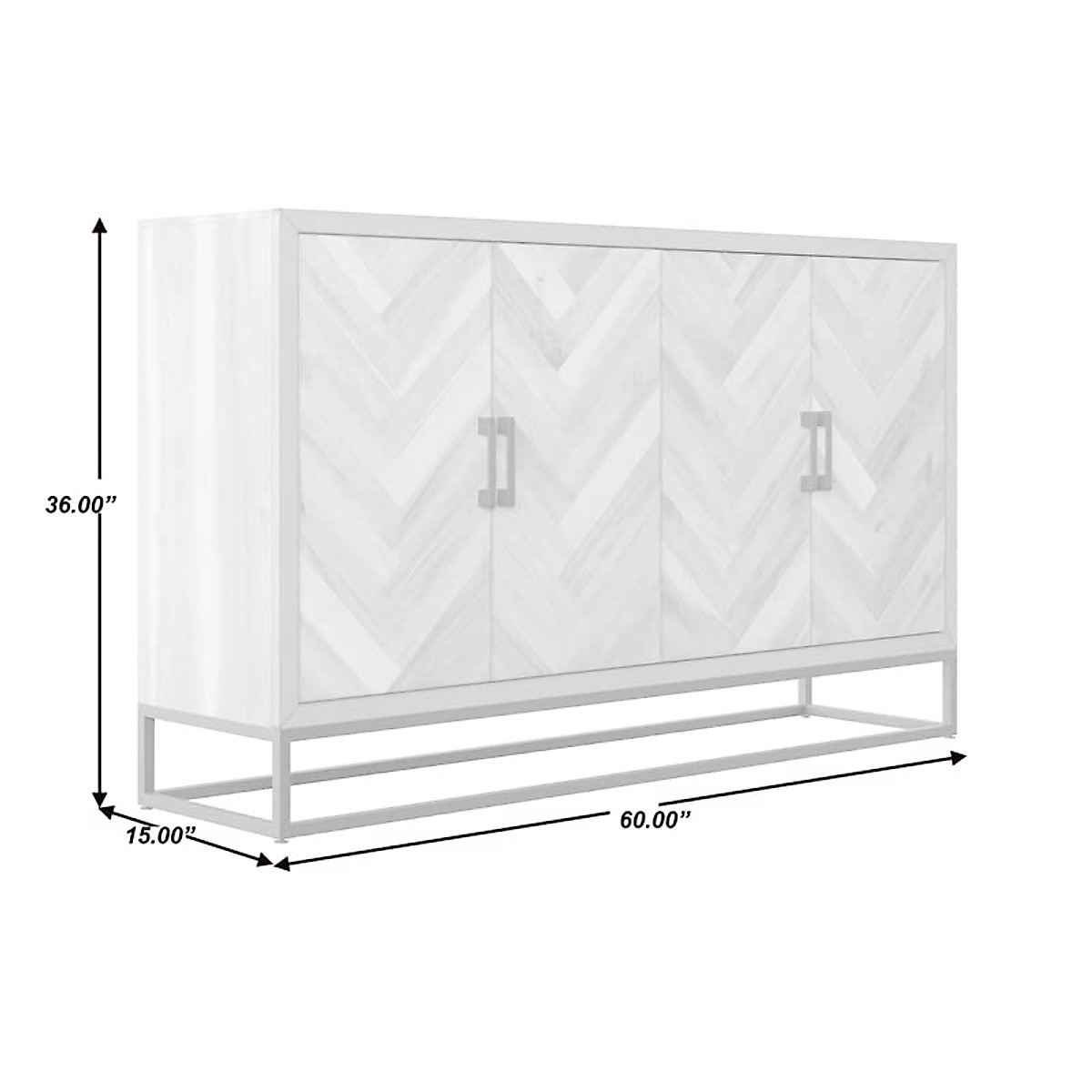 Scott Living Hayden Sideboard Accents, Brown