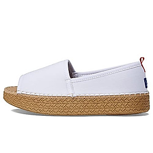 Sea Star Beachwear Coastal Platform Water Shoe White Denim 9 M