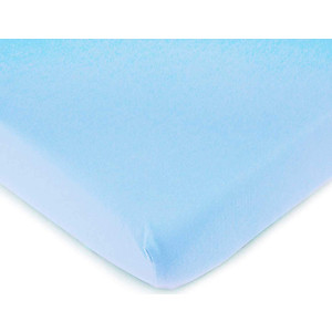 SheetWorld Fitted Cradle Sheet 18 x 36, 100% Cotton Jersey - Solid Brown, Made in USA