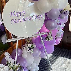 Purple Balloons Metallic Purple Balloon, 50 Pcs 12inch Lavender Purple Lilac Confetti Balloons Purple Metallic Balloons for Birthday Baby Shower Bridal Shower Wedding Party Decorations