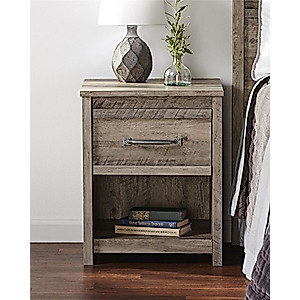 Ameriwood Home Bassinger Nightstand, Gray Oak