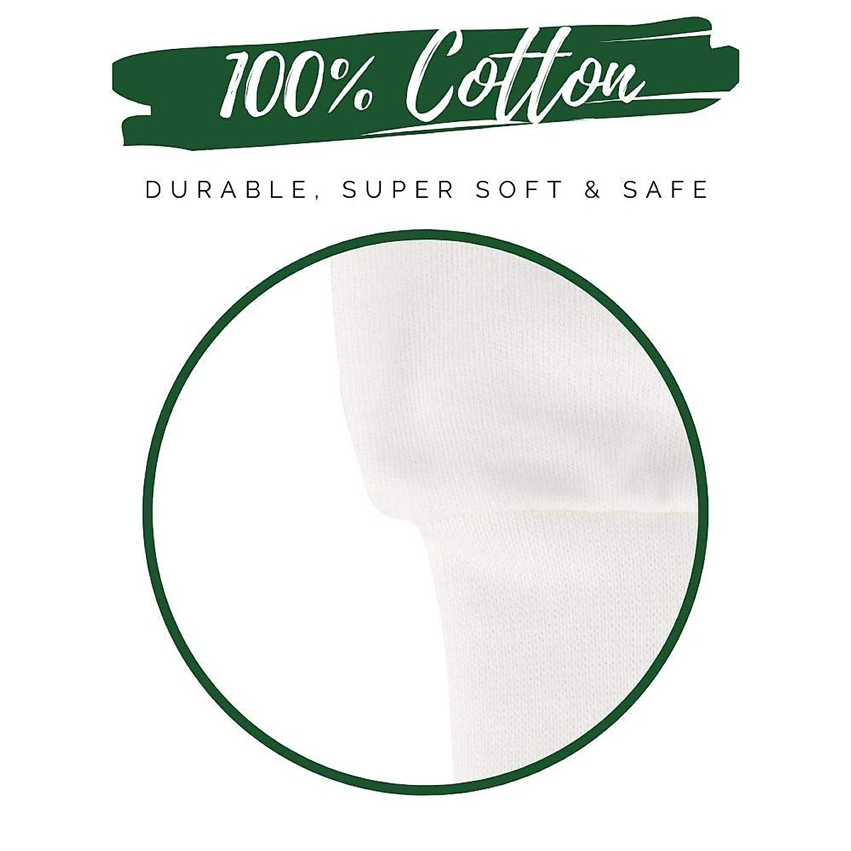 Anti-Scratch Baby Mittens - Pack of 7 Unisex Newborn Mitts - No Scratch Gloves for Boys and Girls - Cotton Gloves For Infants 0-6 Months Old + Laundry Bag