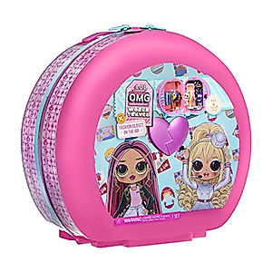 L.O.L. Surprise! OMG World Travel Fashion Closet On-The-Go with Rolling Storage fits 4 Dolls and Accessories, Great Gift for Kids Ages 4+