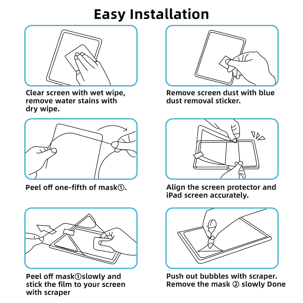 Paper Screen Protector for iPad 9th/8th/7th Generation 10.2 inch 2021/2020/2019 New iPad,Drawing Writing Feels Like Paper,Anti Glare Scratch Resistant Matte Film Compatible with Apple Pencil(2 Pack)