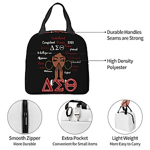 Sorority Gifts Lunch Bag For Women Men Insulated Lunch Box For Adult Reusable Lunch Tote Bag For Work, Picnic, Travel