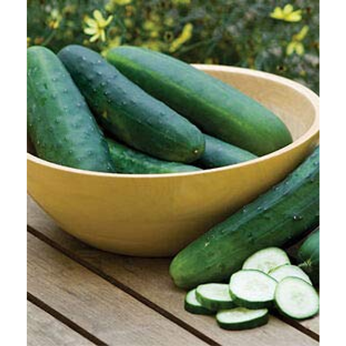 "Crispy Green" Cucumber Seeds for Planting, 25+ Seeds Per Packet, (Isla's Garden Seeds), Non GMO & Heirloom Seeds, Botanical Name: Cucumis sativus, Great Home Garden Gift