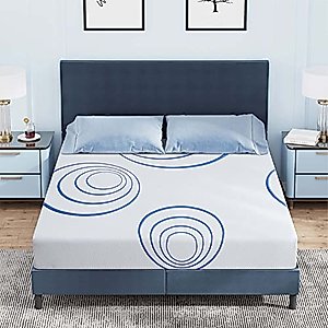 Full Size 8 inch Mattress, Bamboo Charcoal Infused Gel Memory Foam Mattress, Cooling Mattress for Pressure Relief with Fiberglass Free Cover, Medium Firm, CertiPUR-US Certified (Full)