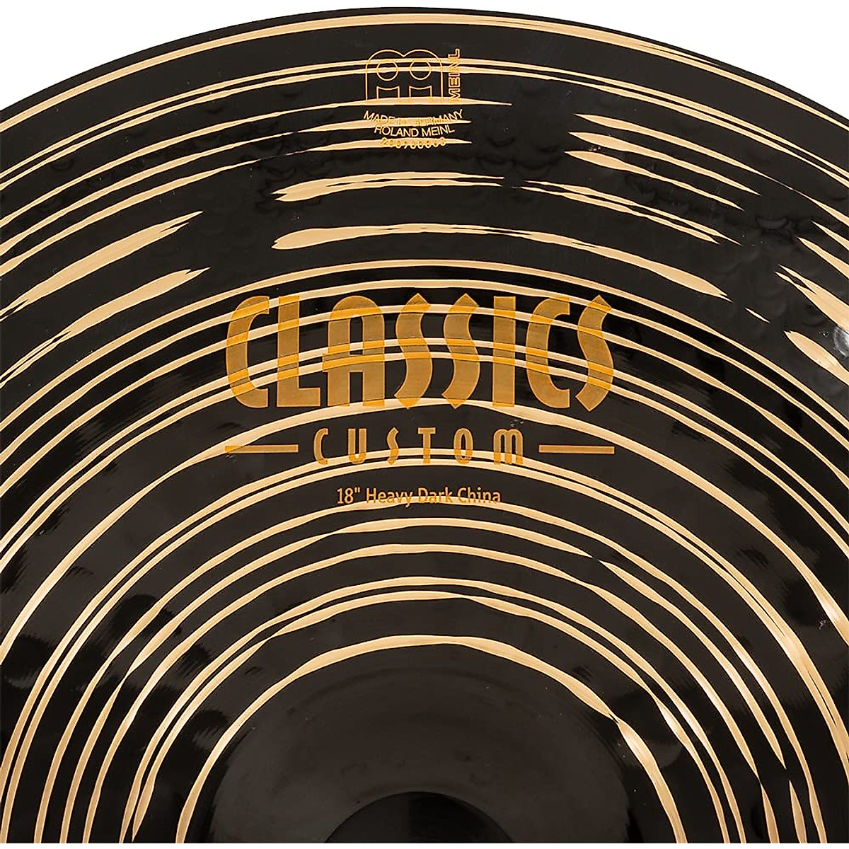 Meinl Cymbals Classics Custom Heavy Dark 18" China Cymbal for Drum Set — Made in Germany — B12 Bronze, 2-Year Warranty (CC18HDACH)